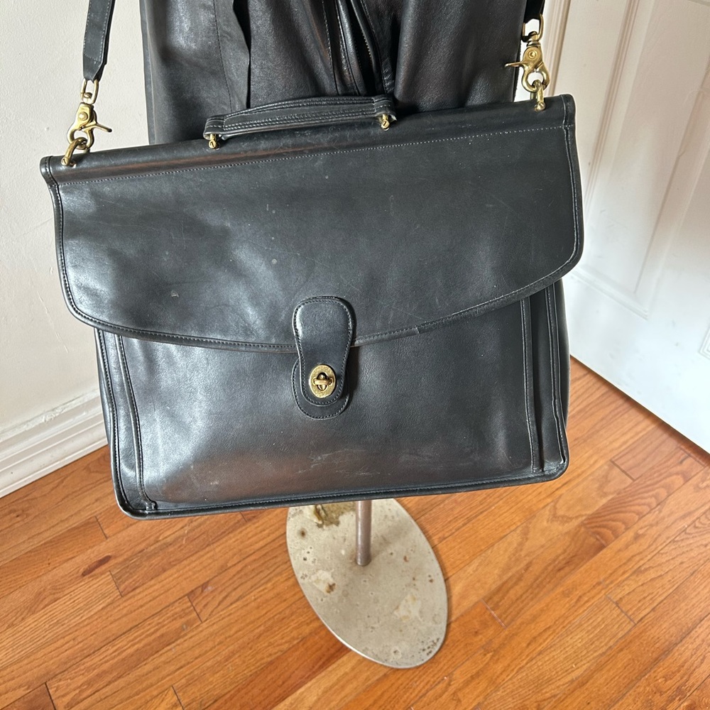 Rare Coach Beekman Vintage Briefcase Laptop Bag Messe… - Gem